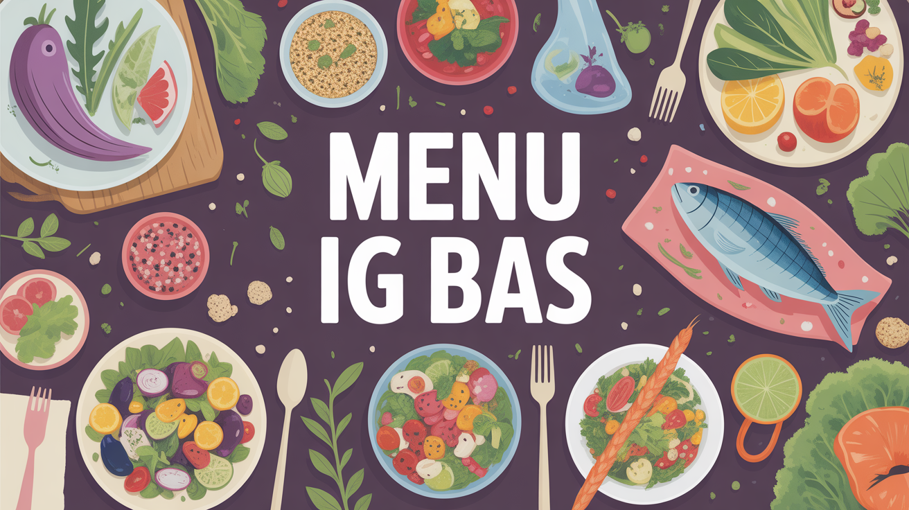 Menu régime IG bas phase offensive : 7 jours structurés pour perte rapide